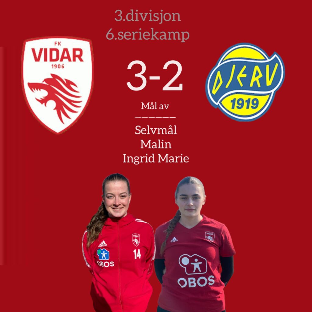 Seier og uavgjort - FK Vidar